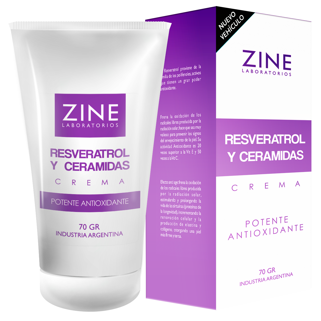 RESVERATROL CREMA 70GR – ZINE